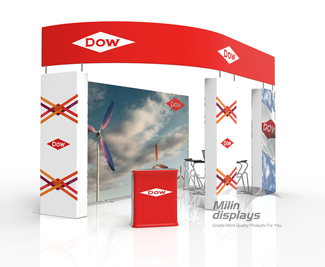 CE Certification Custom Backdrop Stand for Events | MILIN Displays High ...